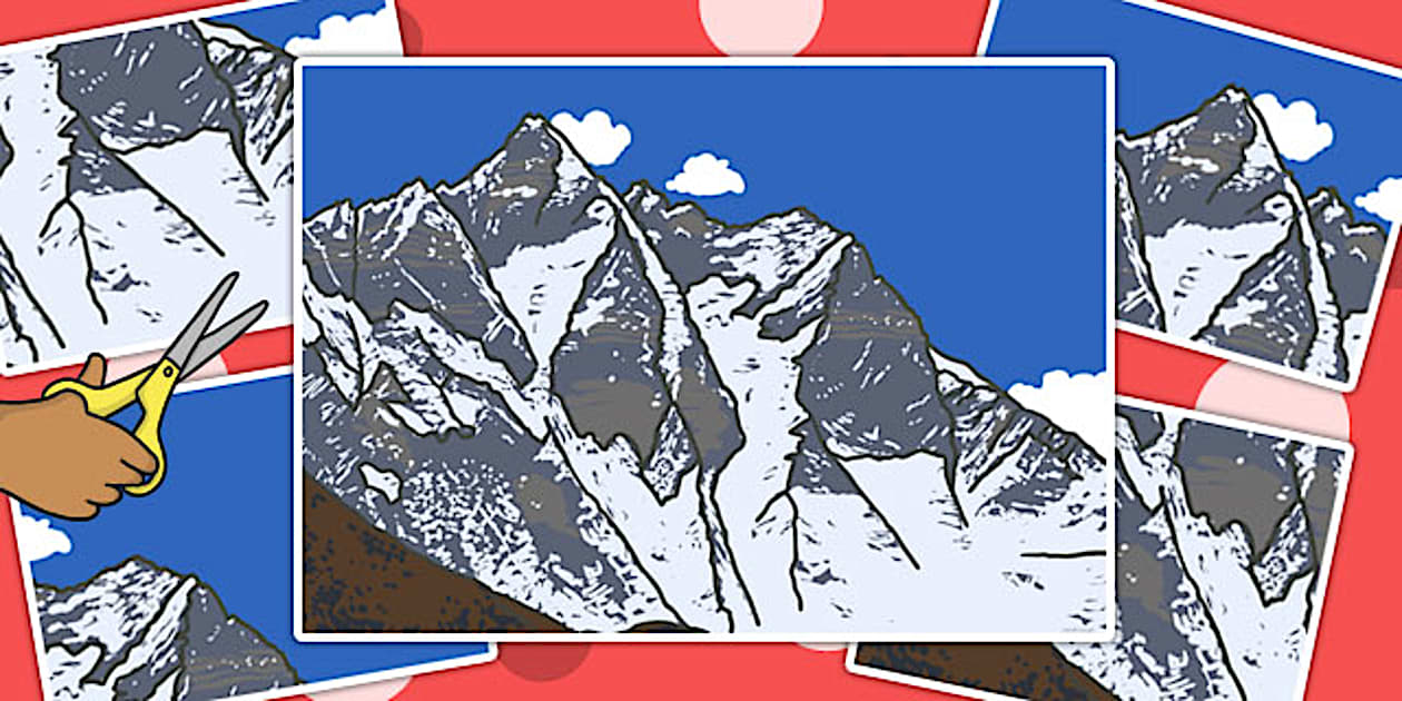 👉 Large A2 Mountain Background (teacher made) - Twinkl