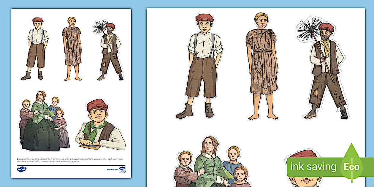 Victorian Character Cut-Outs