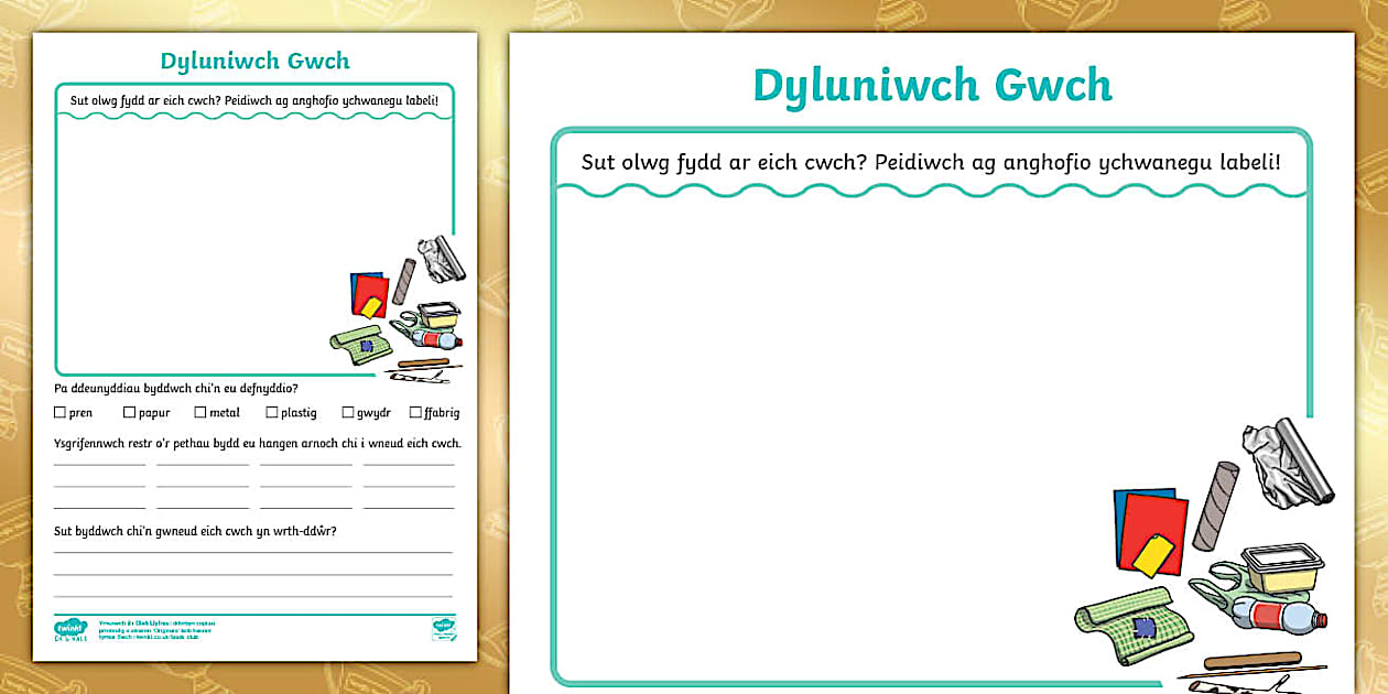 Gweithgaredd Dylunio Cwch