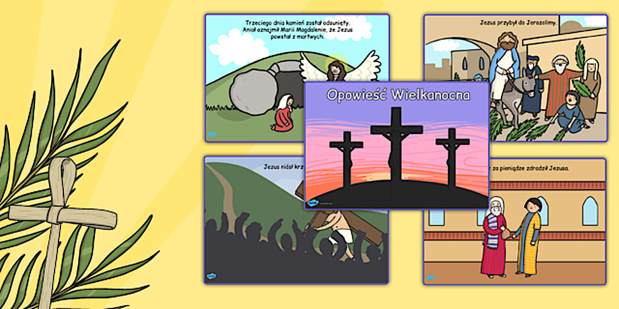 Karty Opowieść Wielkanocna po polsku - historia - Twinkl
