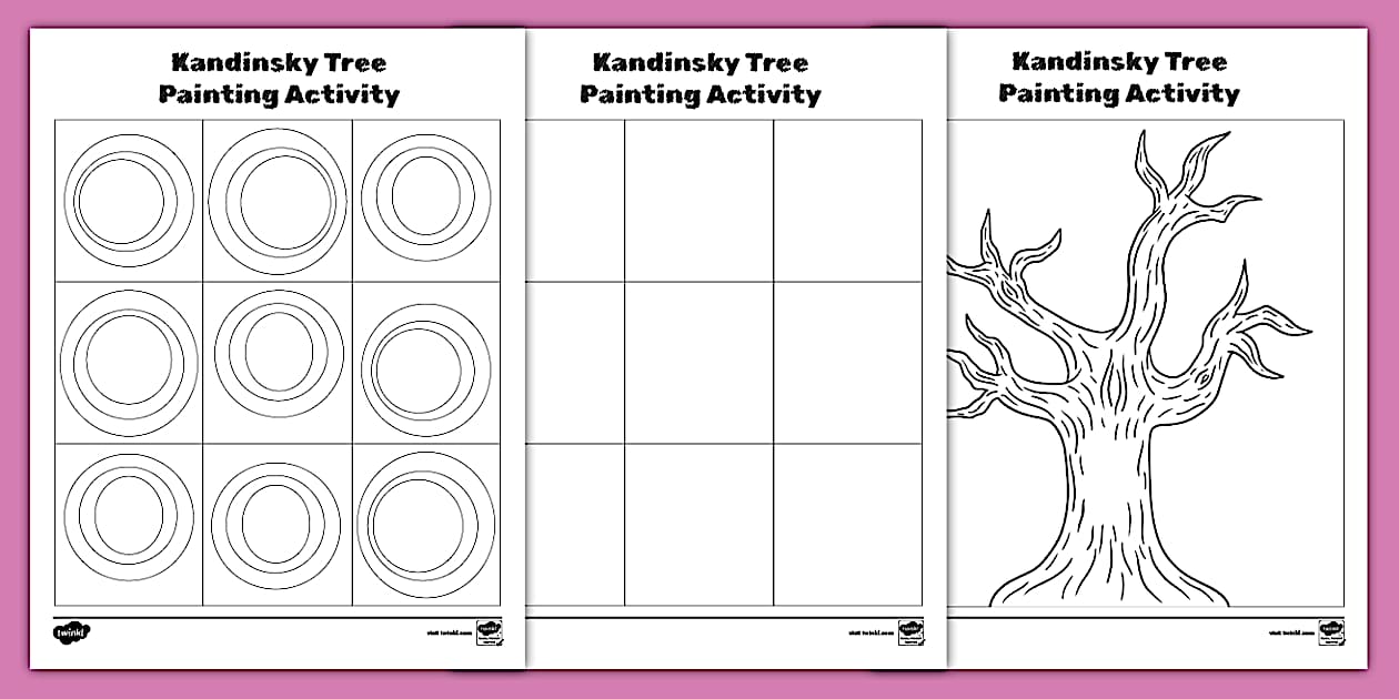Kandinsky Tree Painting Activity | Resource | Twinkl USA