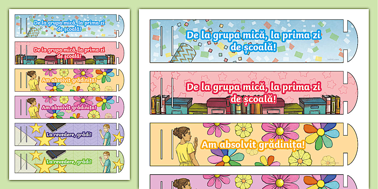La revedere, grădi! – Brățări pentru serbare