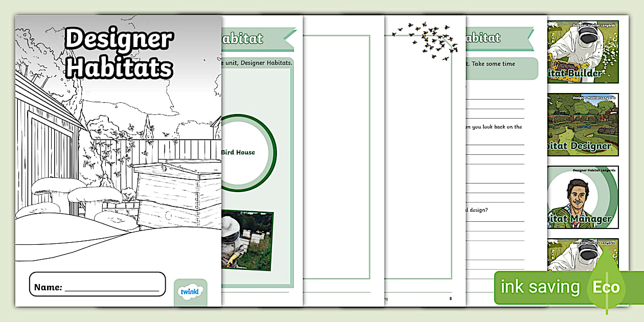 Designer Habitats Activity | STEM Resource Pack | Years 3-4