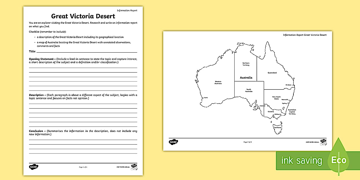 Editable Australian States and Territories – Great Victoria Desert ...