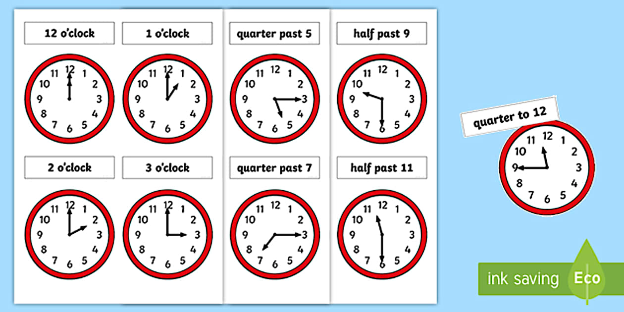 Reading Analogue Clocks Worksheet | Math Resources - Twinkl