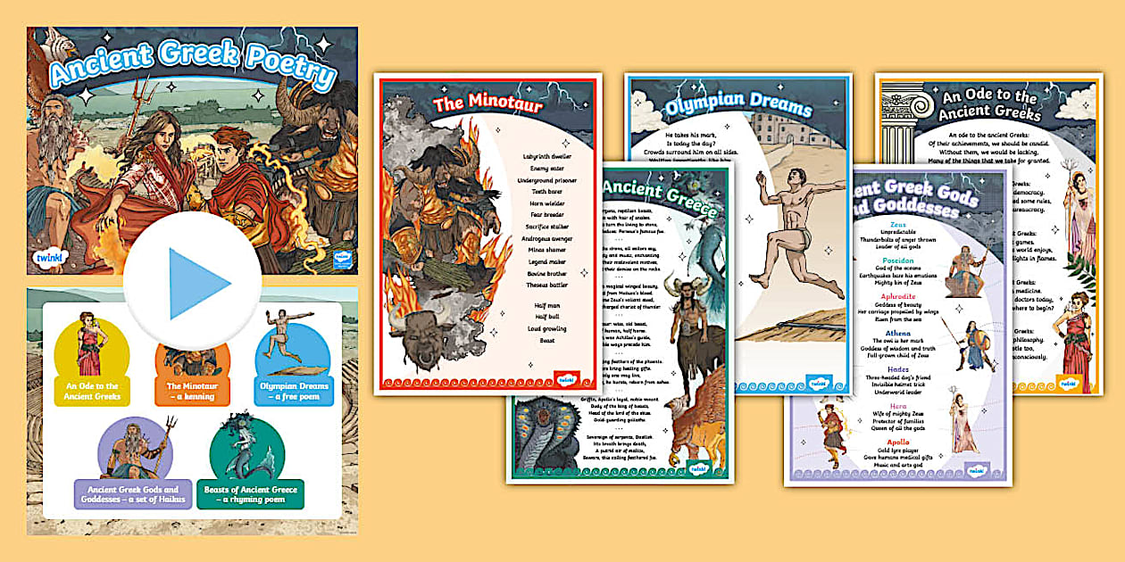 KS2 Ancient Greek Poetry Pack (teacher made) - Twinkl