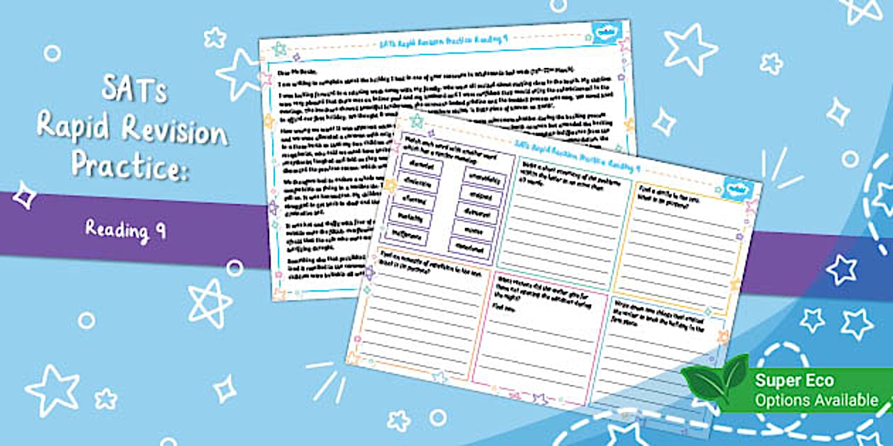 SATs Rapid Reading Revision – Reading 9 (teacher made)