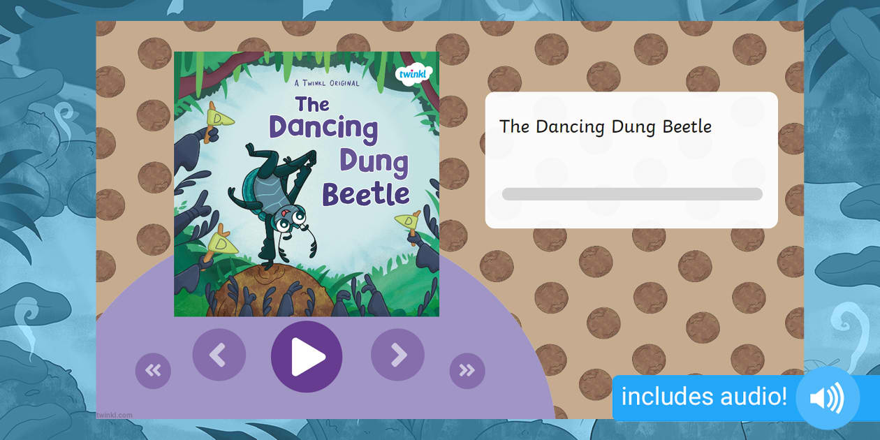 The Dancing Dung Beetle Listen and Follow Audio Story
