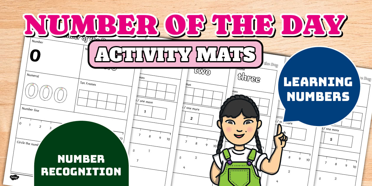 Number of the Day Activity Mats