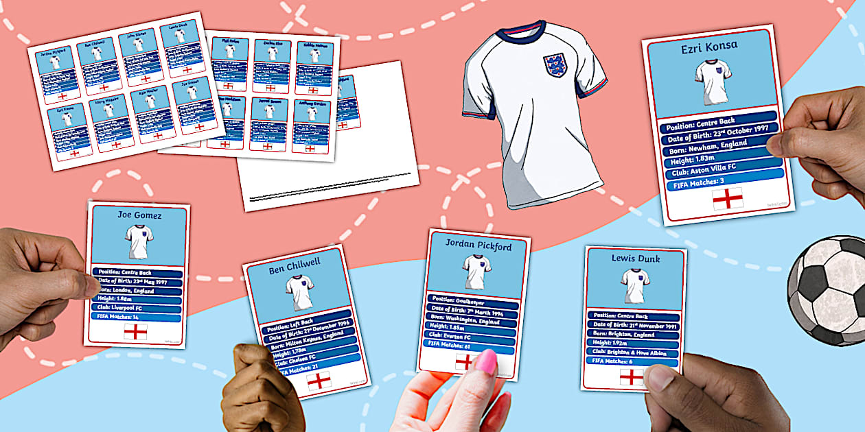 England Soccer Team Top Cards
