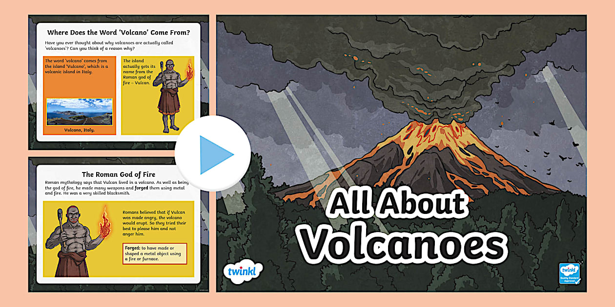 All About Volcanoes Information PowerPoint - Twinkl