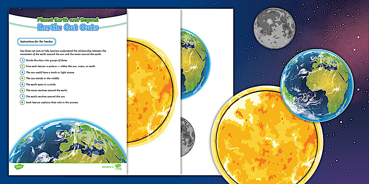 Planet Earth and Beyond: Planet Earth: Cut-Outs - Twinkl