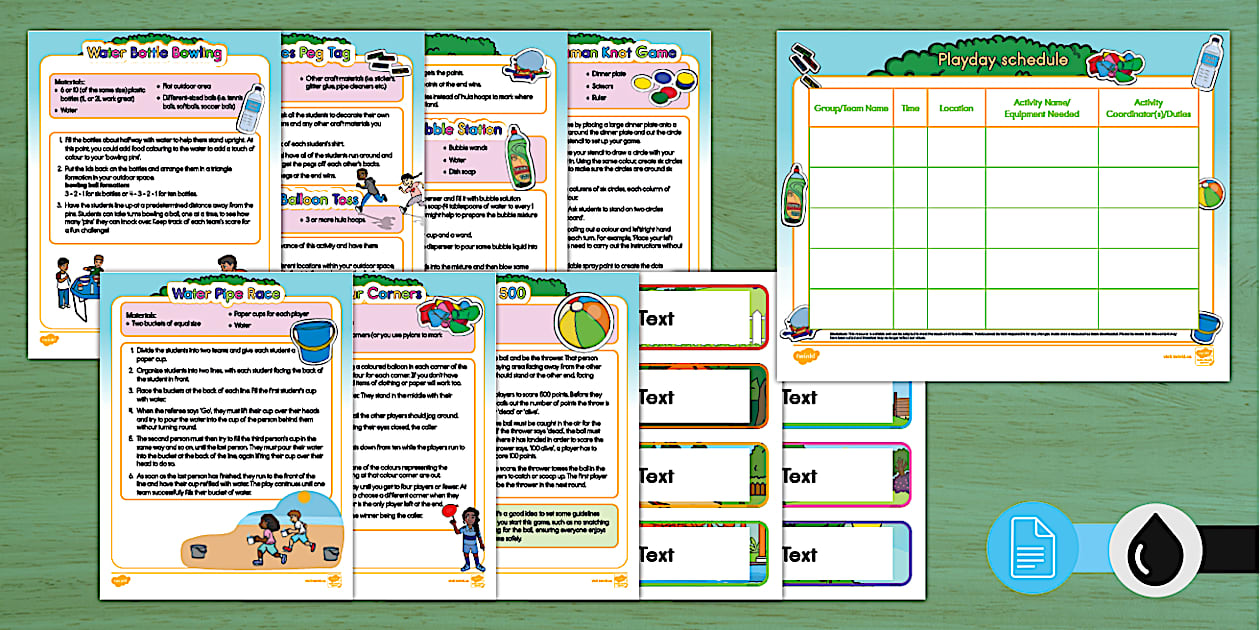 Summer in Canada I Grade 3 Outdoor Play Activities