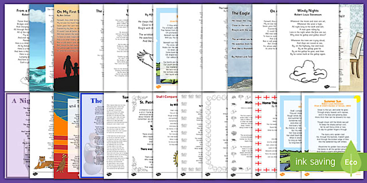 Poem Resource Pack (teacher made) - Twinkl