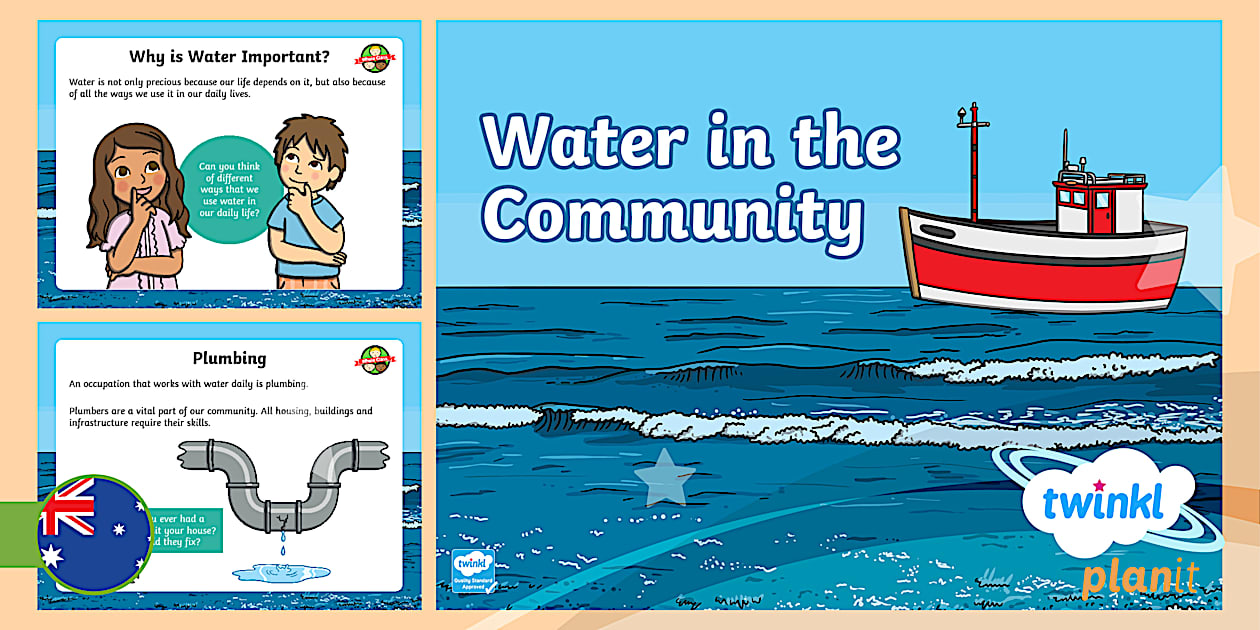 Water in the Community PowerPoint (teacher made) - Twinkl