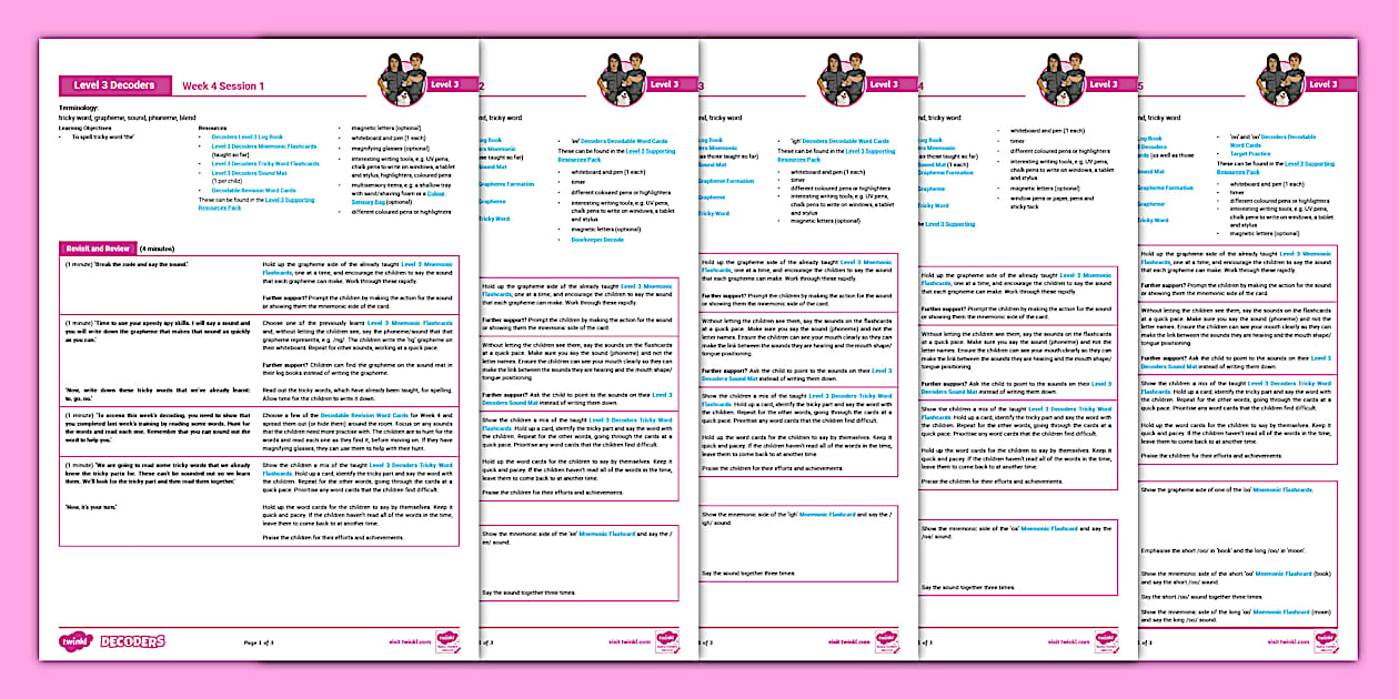 KS2 ‘ee’, ‘igh, ‘oa’, ‘oo’ Phonics Intervention - Resources