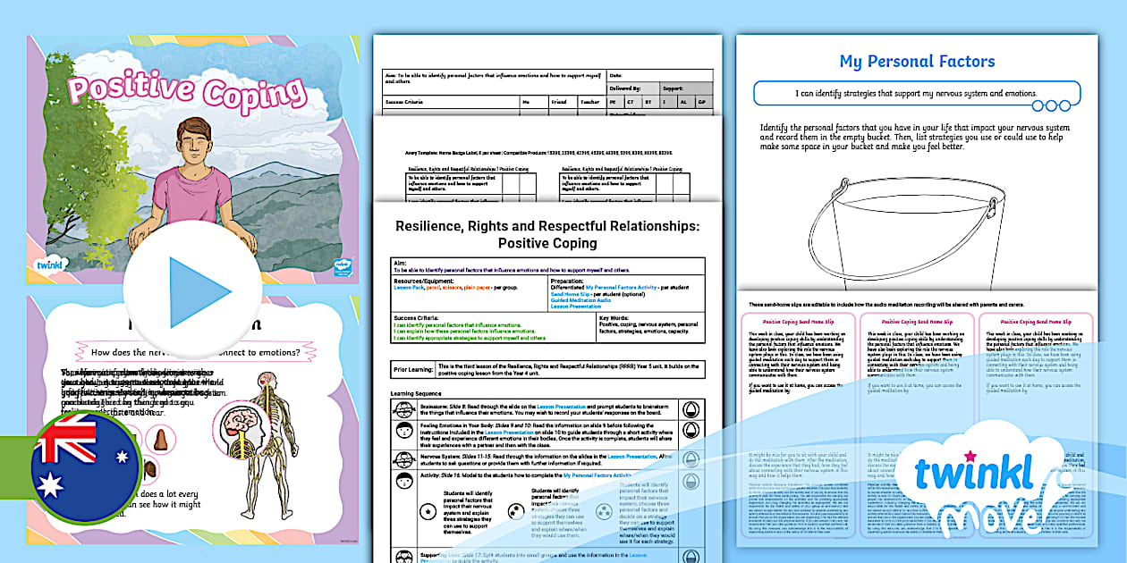 Year 5 RRRR Positive Coping Lesson Pack (teacher made)