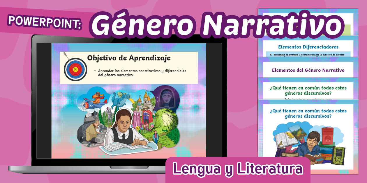Género Narrativo | Características | Enseñanza Media | 8°