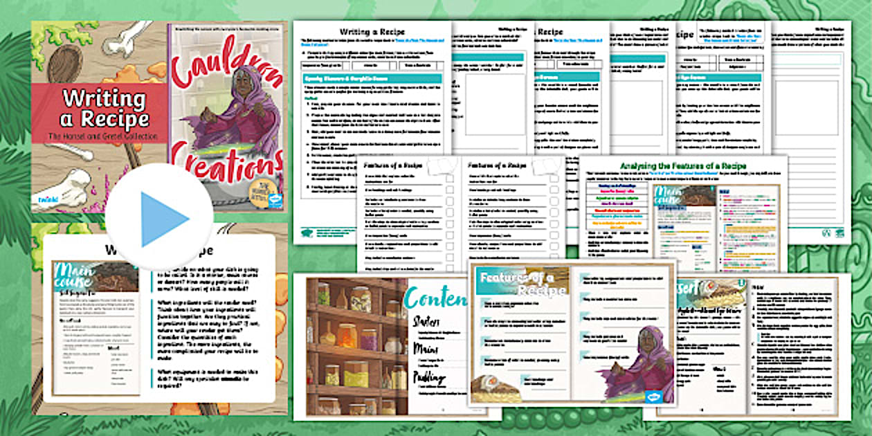 Writing a Recipe/Instructions: Bumper KS2 Teaching Pack