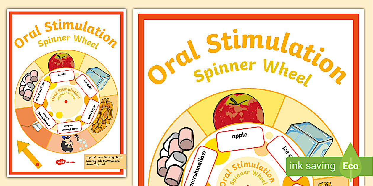 Oral Stimulation Spinner Board (Teacher-Made) - Twinkl