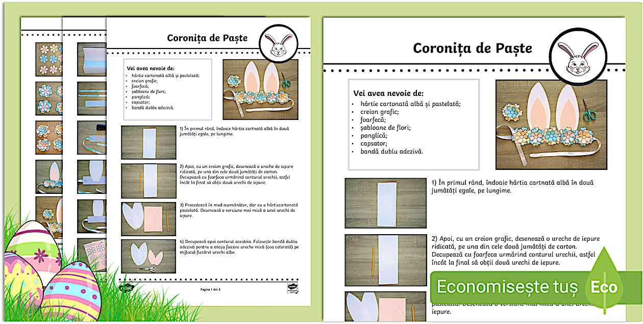 Coroniță de Paște - Activitate practică | Twinkl România
