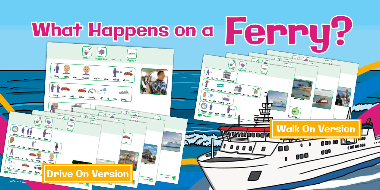 Twinkl Symbols: What Happens on a Ferry?