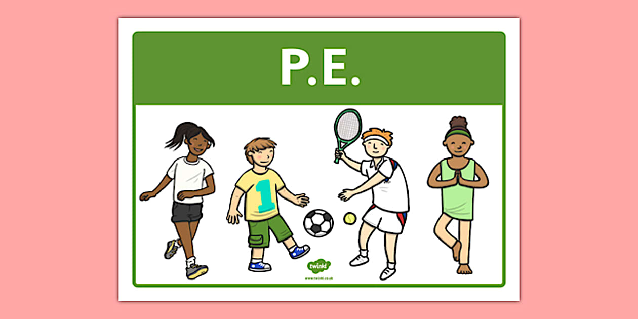 Dyslexic PE Classroom Area Sign (teacher made) - Twinkl