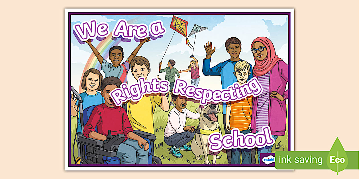 Rights Respecting School Poster (teacher made) - Twinkl