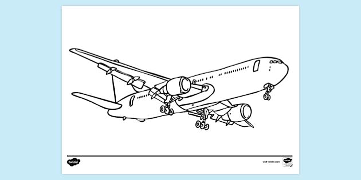Jet Colouring Page | Colouring Sheets - Twinkl