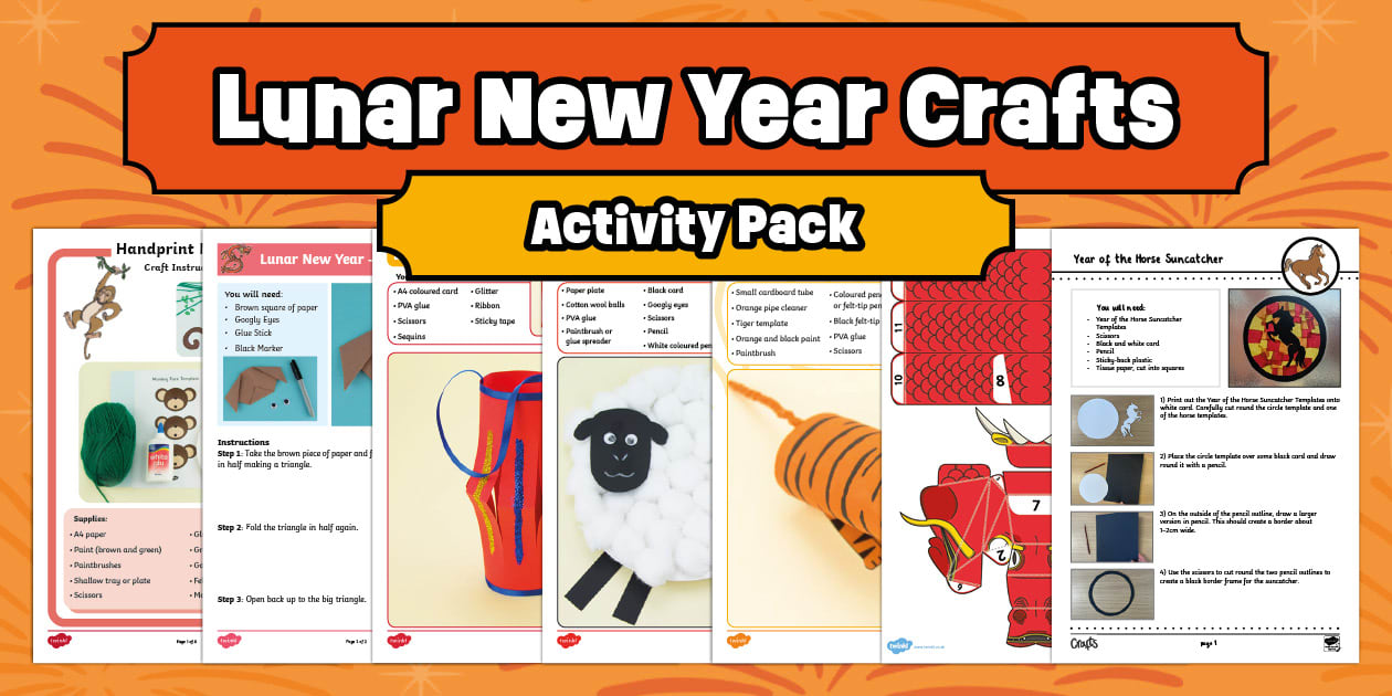 Lunar New Year Crafts - Activity Pack