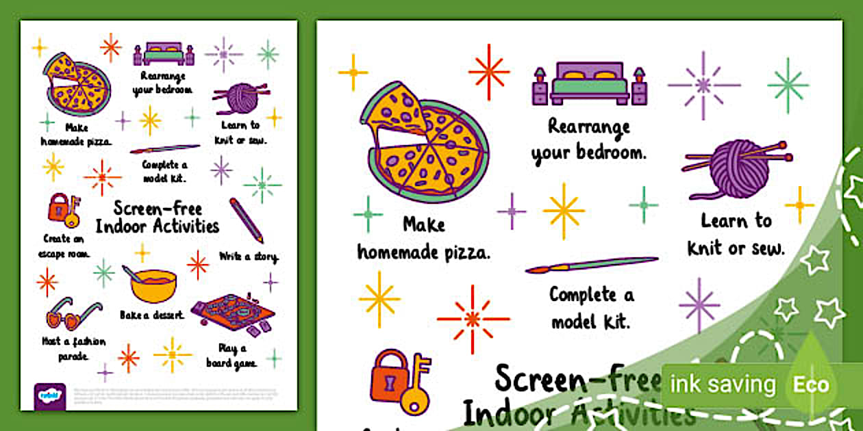 Screen-Free Teen Indoor Activities | Twinkl Wellbeing