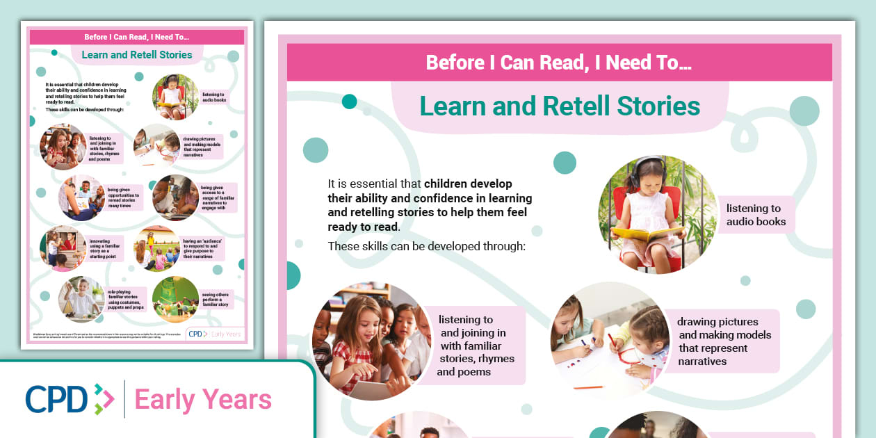 Before I Can Read EYFS CPD Handout | Twinkl | Early Years