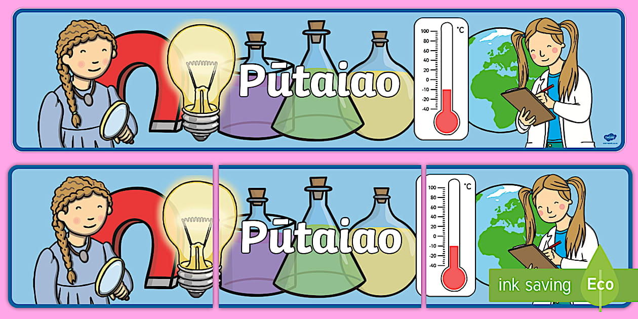 Sciences Banner Te Reo Māori | Twinkl | Pūtaiao Display