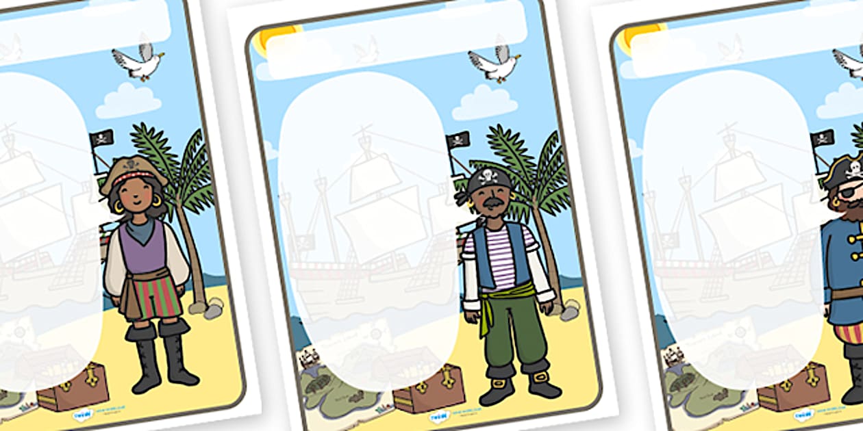 Pirate Themed Target Posters Large Speech Bubble - Twinkl