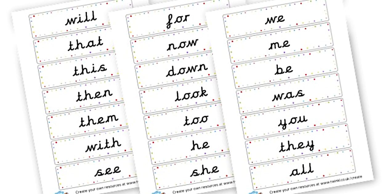 Phase 3 Word Cards (teacher made) - Twinkl
