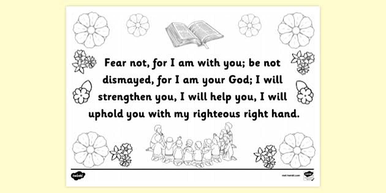 Verse Colouring Page | Colouring Sheets (teacher made)