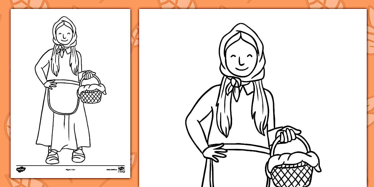 Hoja de dibujo: Castañera para colorear (teacher made)