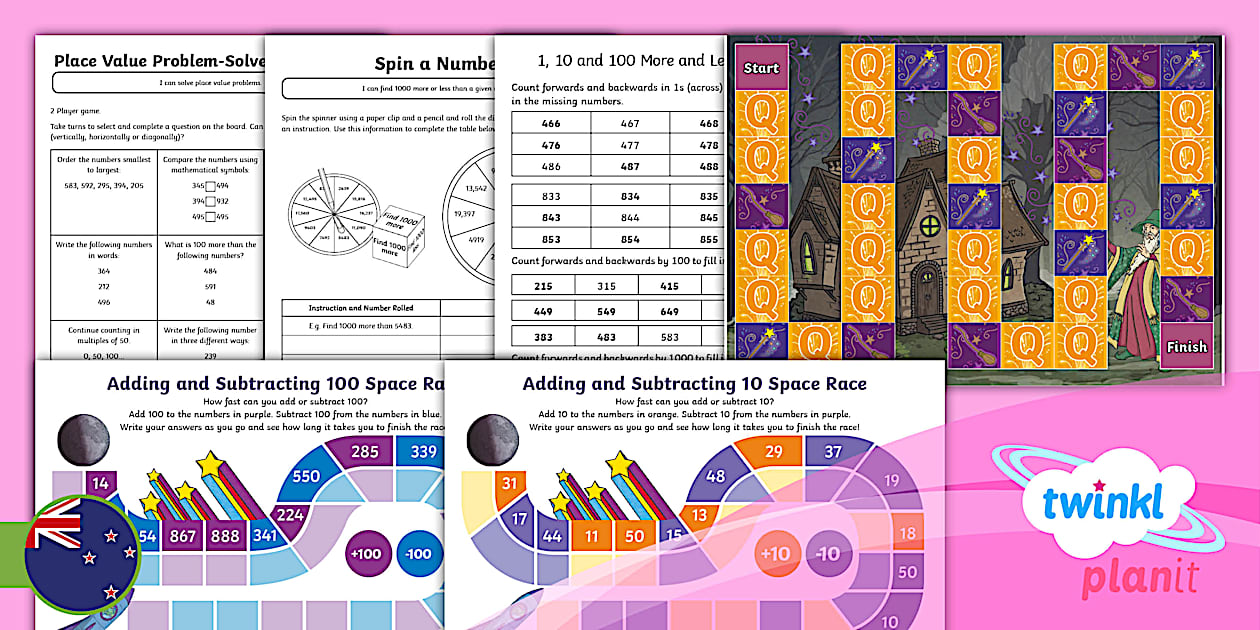 Level 3 Number Sequences Supporting Activity Pack - Twinkl