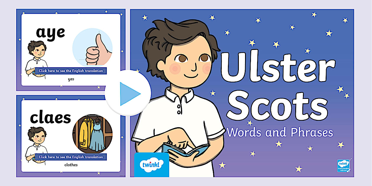 Ulster Scots Vocabulary PowerPoint | Northern Irish Resource