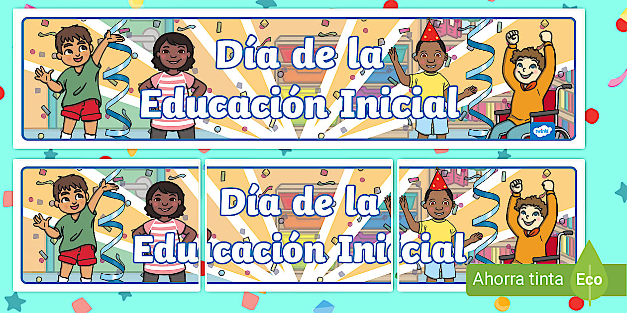 Banner: Semana de la educación inicial