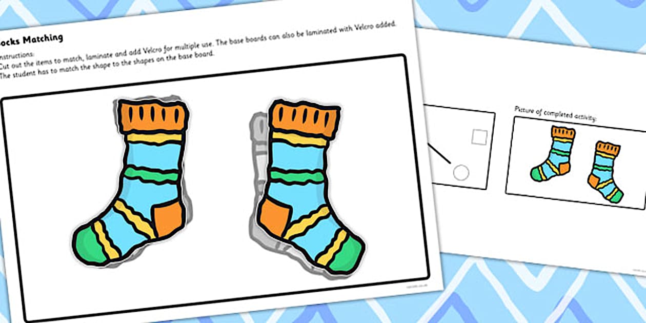 Editable Workstation Pack Clothes Matching Activities