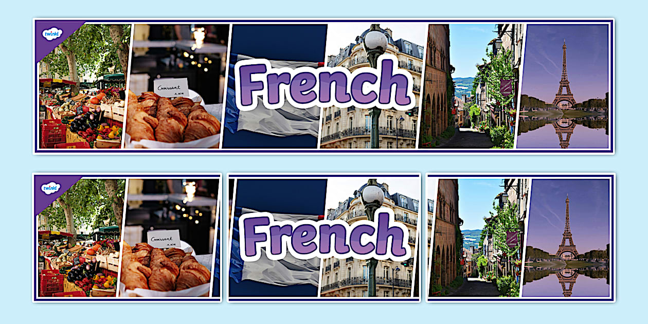 👉 French Photo Display Banner (Teacher-Made) - Twinkl