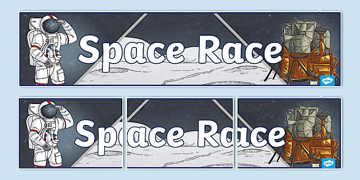 Space Race Display Banner