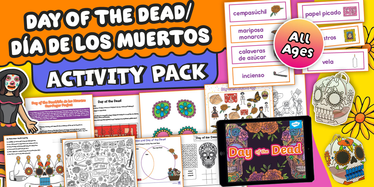 FREE Day of the Dead/Día de los Muertos Activity Pack