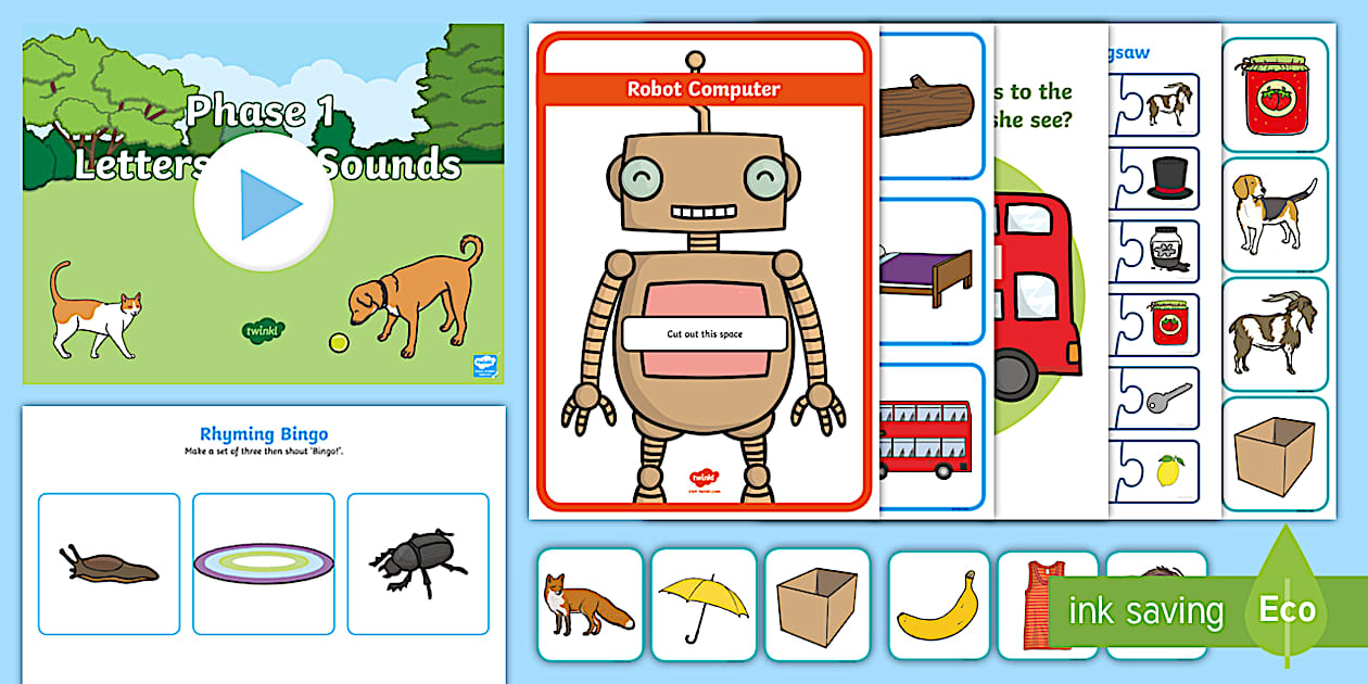 Phase 1 Letters and Sounds Activities - Activity Pack