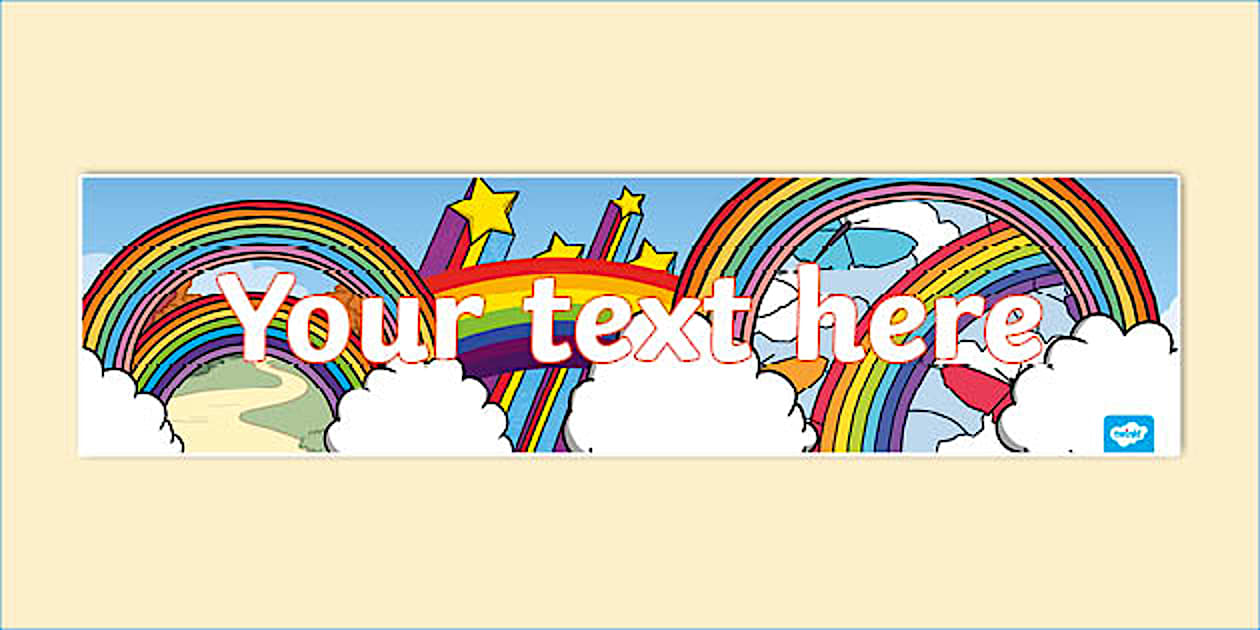 Google Classroom Header Rainbow Patterns - Twinkl