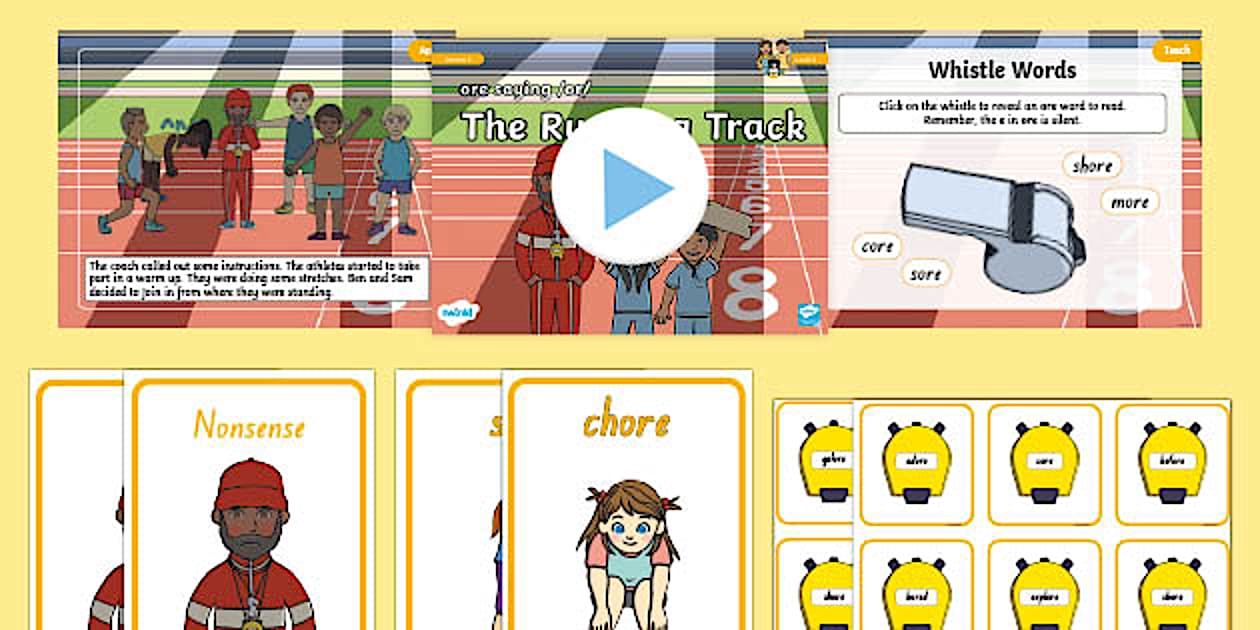 Phonics Level 5 Week 29 Lesson 2 Pack 'ore' saying /or/