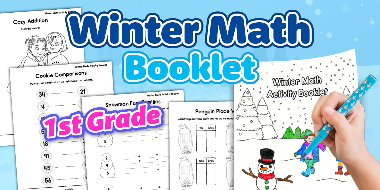 Winter Math Activity Booklet | Math | Twinkl USA - Twinkl