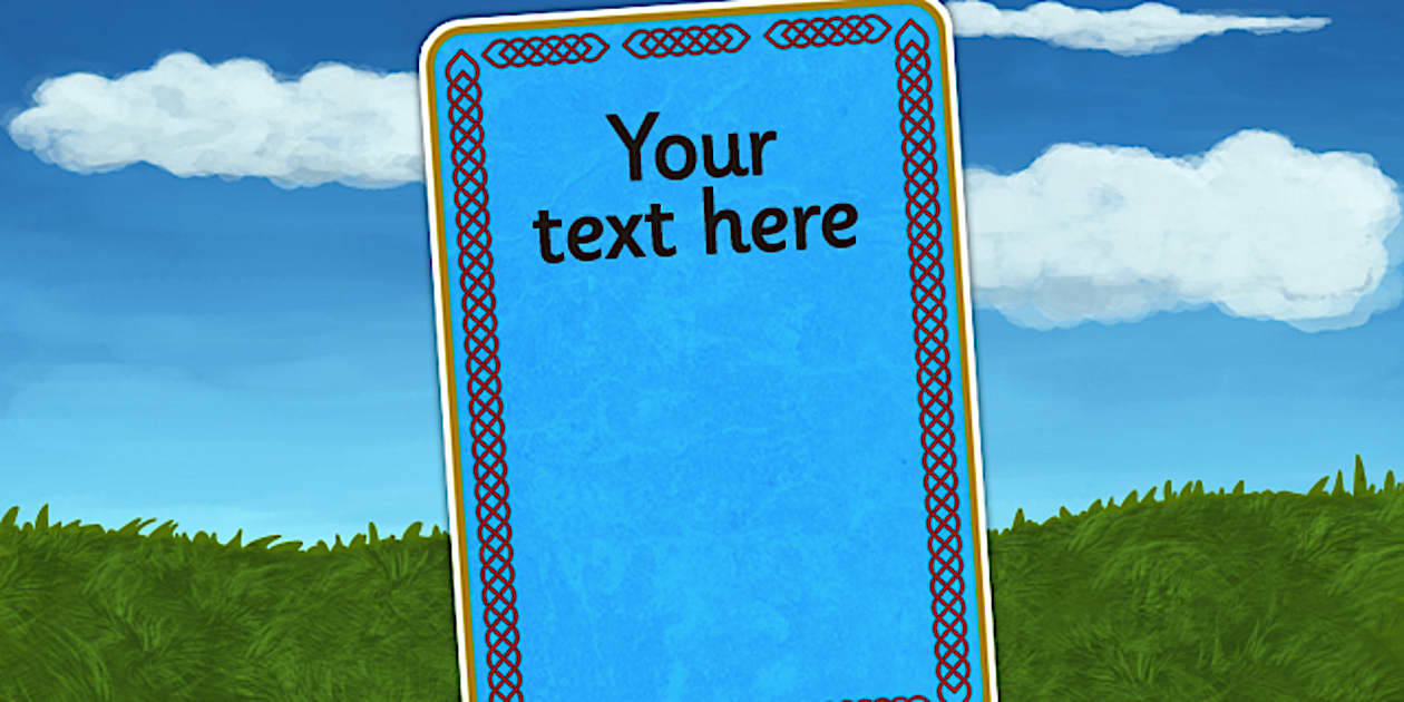 Vikings Template - Editable Resource - The Vikings - Twinkl