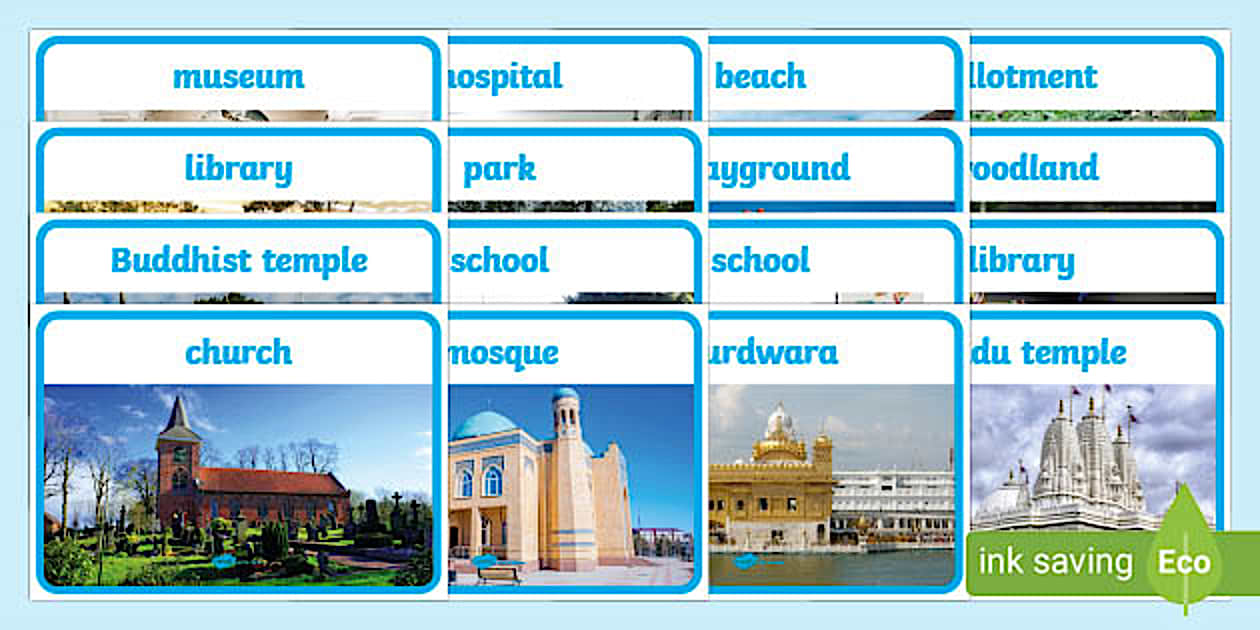 Special Places in the Community Display Photos - Twinkl